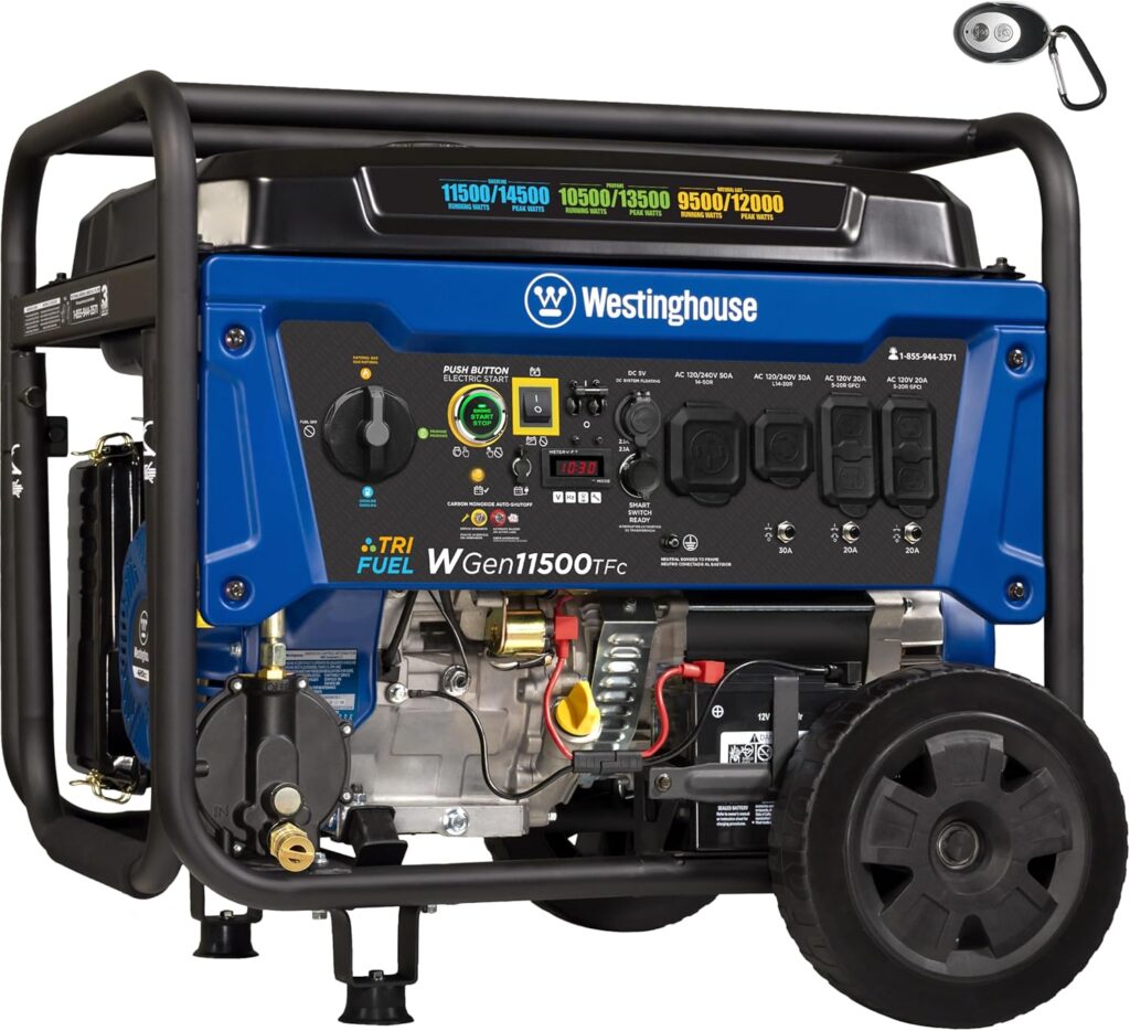 Westinghouse 14500 Watt Tri-Fuel Generator: In-Depth Review ...