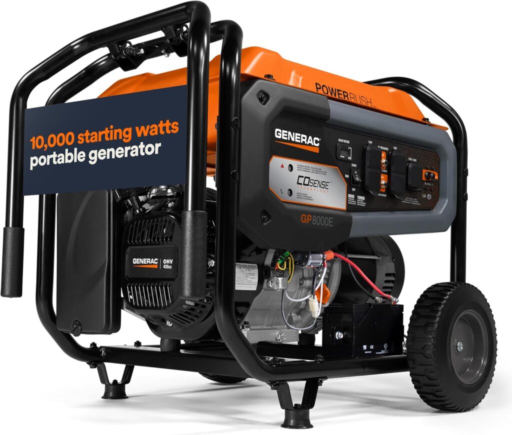 Generac 10,000 Starting Watt Portable Gas Generator: Detailed Review ...